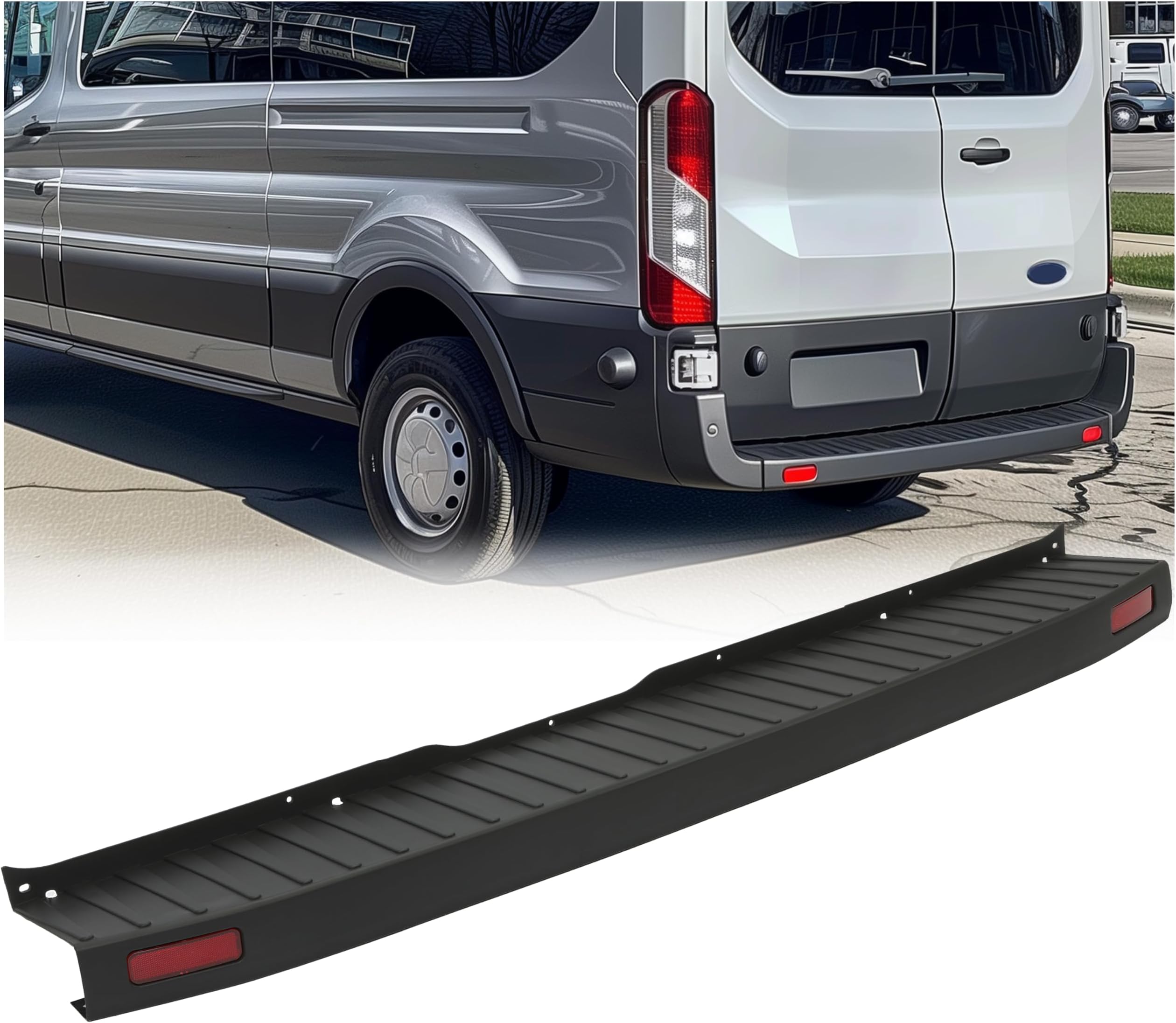 Amazon.com: ECOTRIC Rear Bumper Cover Step Plate Compatible with 2015 ...