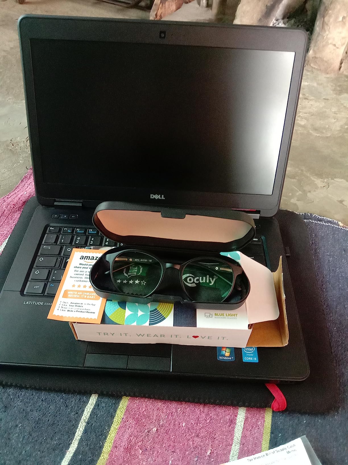 Buy OCULY Unisex Adult Round Blue Light Blocking Computer Glasses ...