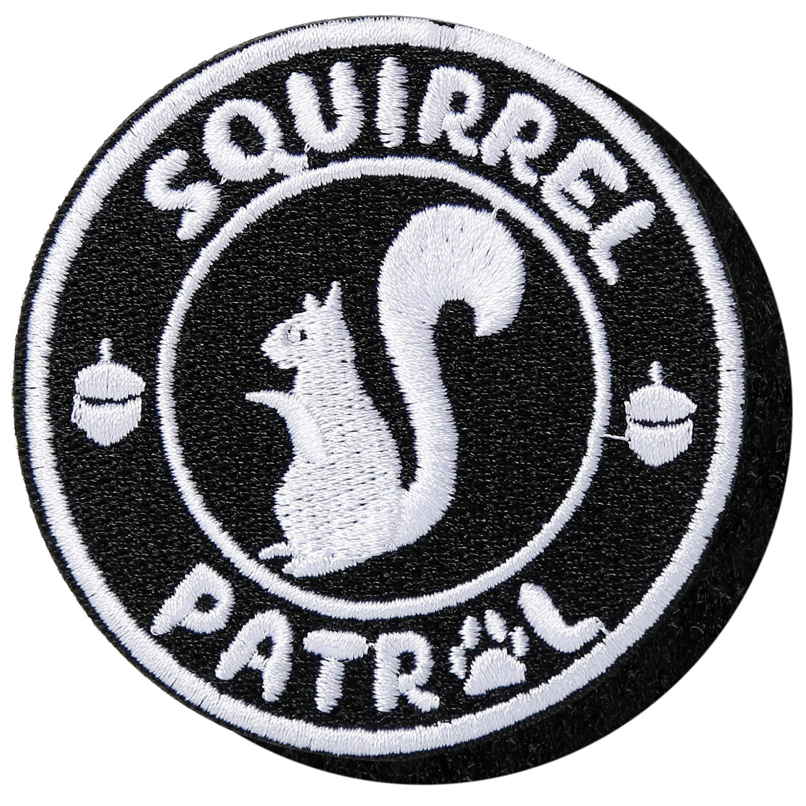 Amazon.com: XMJY Squirrel Patrol Patch - 1 Pc Funny Embroidered Animal Patch with Hook and Loop ...