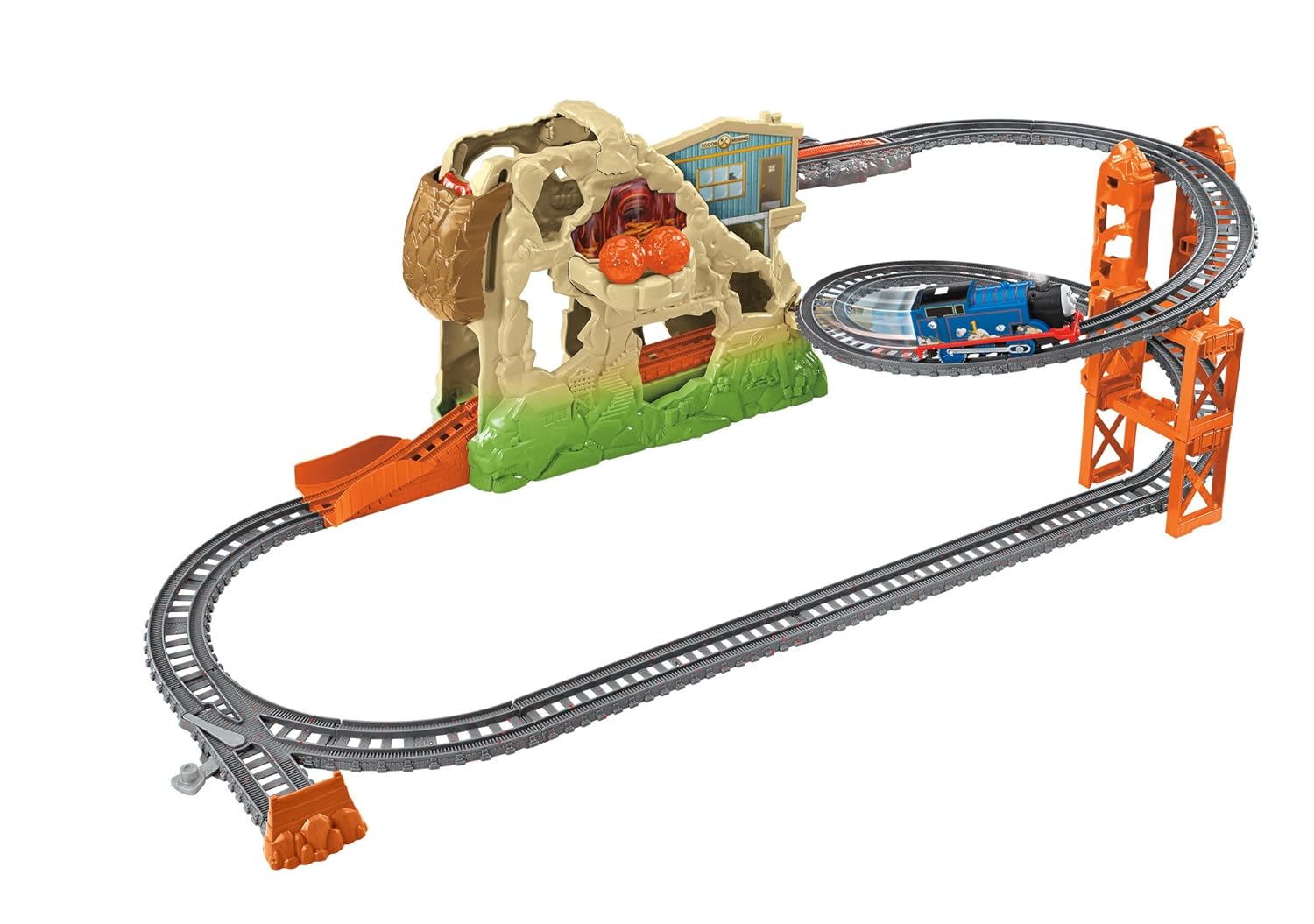 Buy Fisher Price Thomas & Friends Track Master Thomas Volcano Drop Set ...