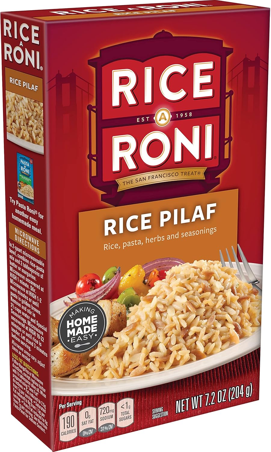 Rice-a-Roni Rice Pilaf (Pack of 2) : Amazon.co.uk: Grocery