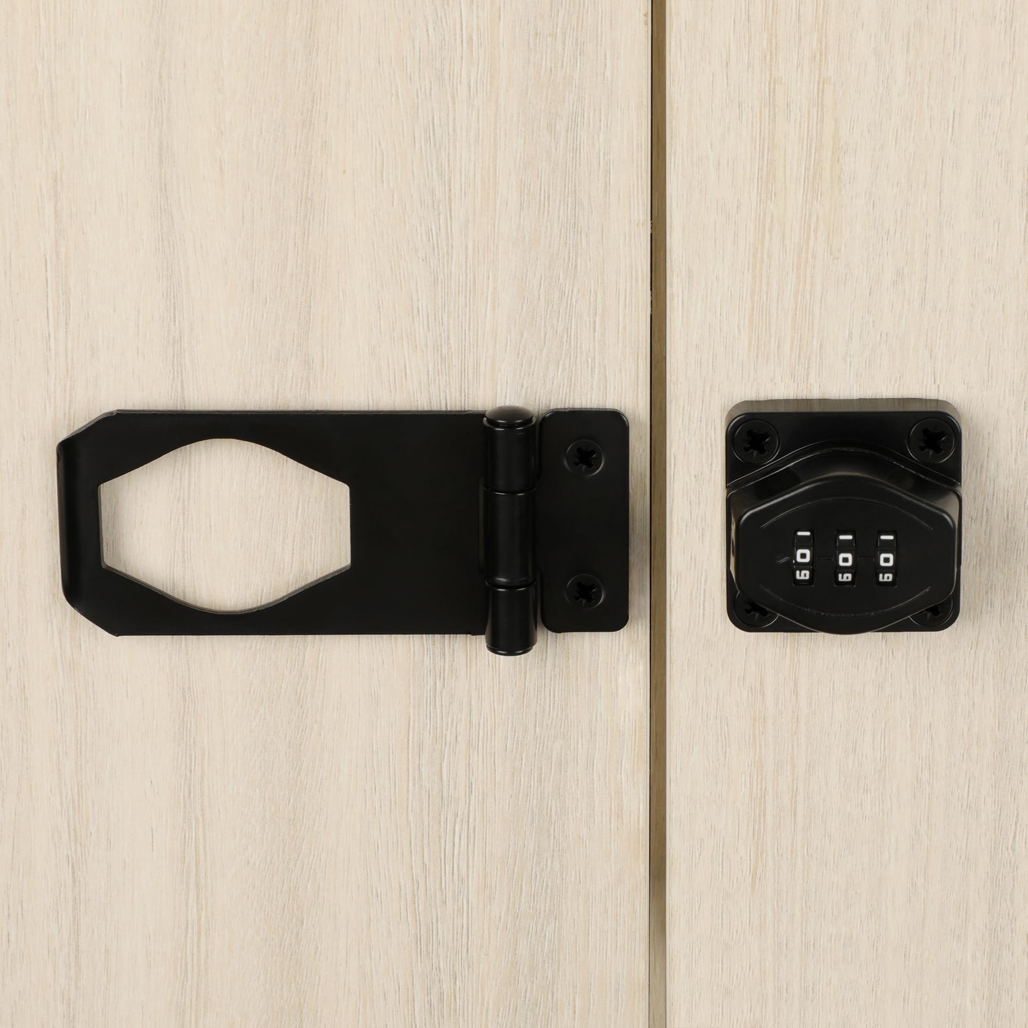 Snapklik.com : Alise Password Hasp Latch Lock,Door Hinge Clasp