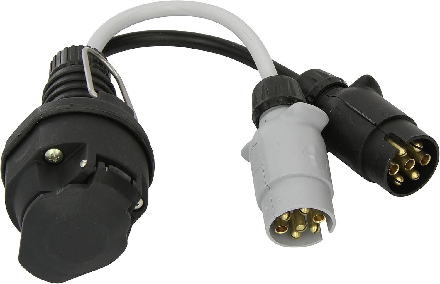 Ring Automotive A0039 12N & 12S Sockets To 13 Pin Plug Adaptor : Amazon ...