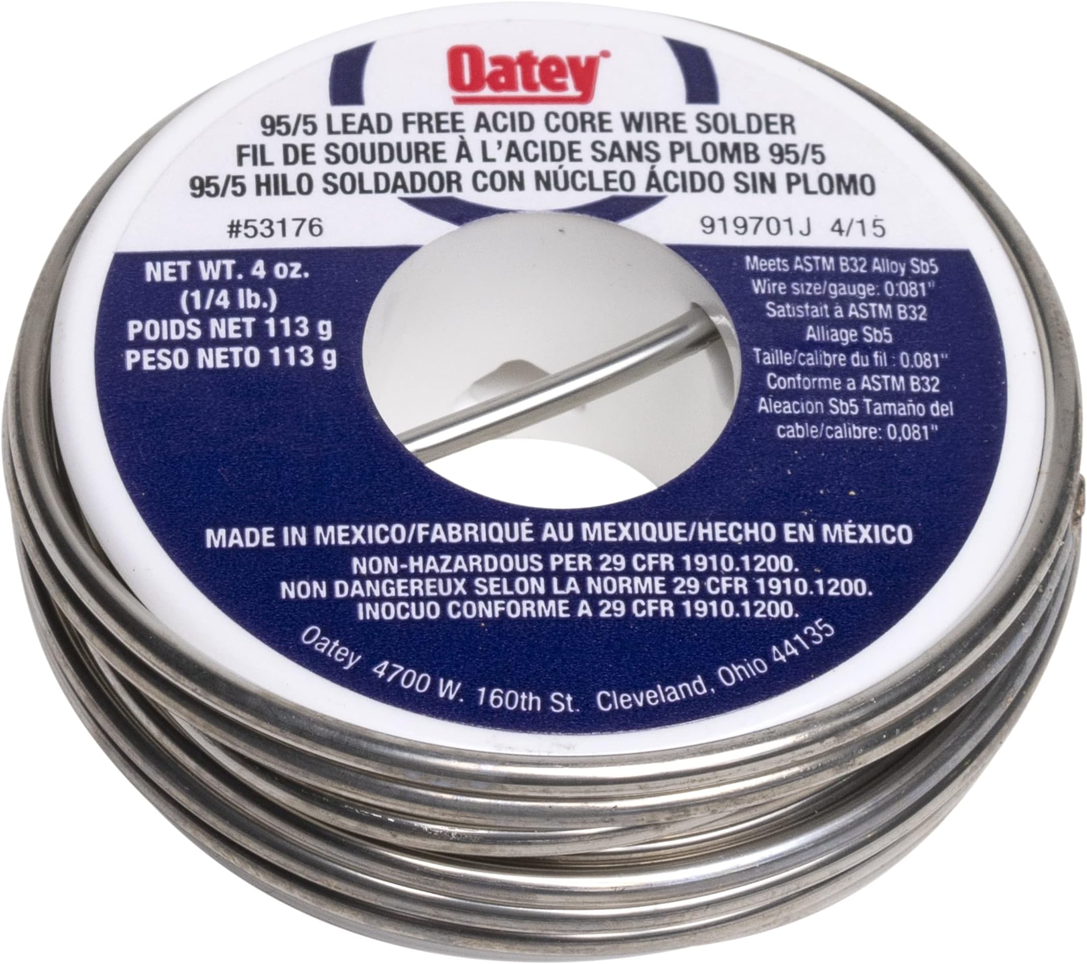 95/5 Acid Core Wire Solder - Carded - Solder - Amazon.com