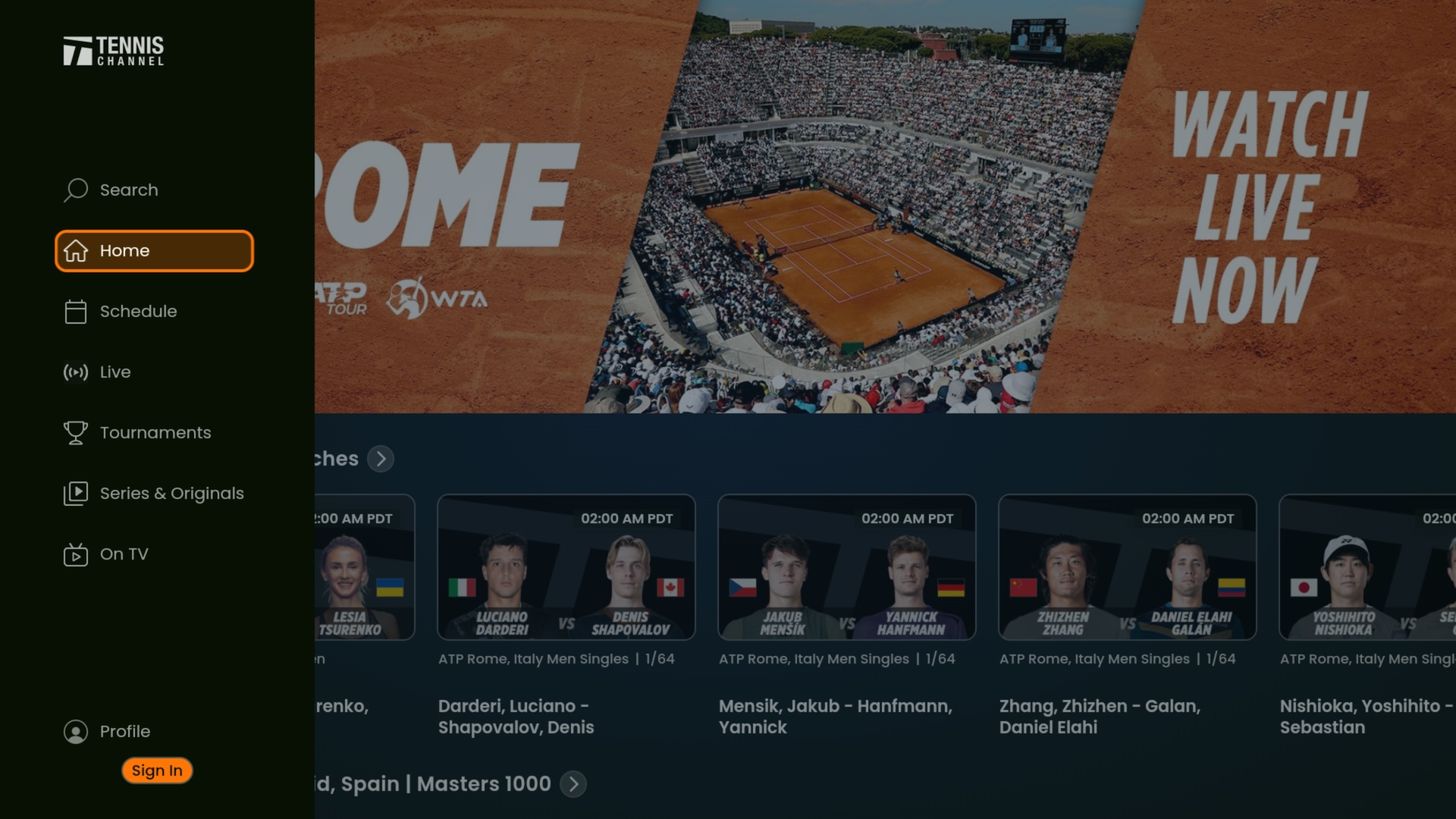 Tennis Channel+ - App on Amazon Appstore