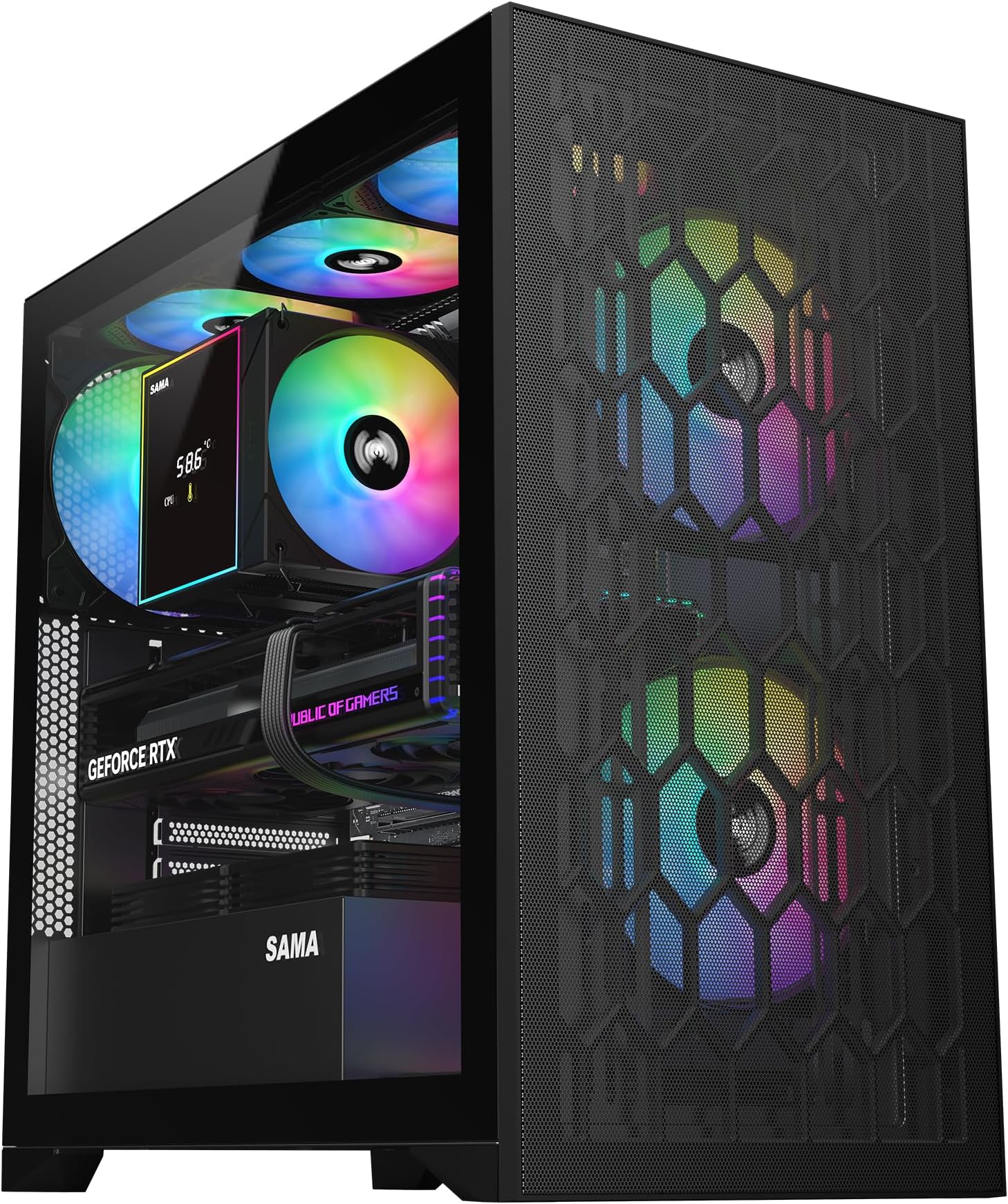Amazon.com: Montech AIR 903 MAX, E-ATX Mid Tower Case, High Airflow, 3X ...