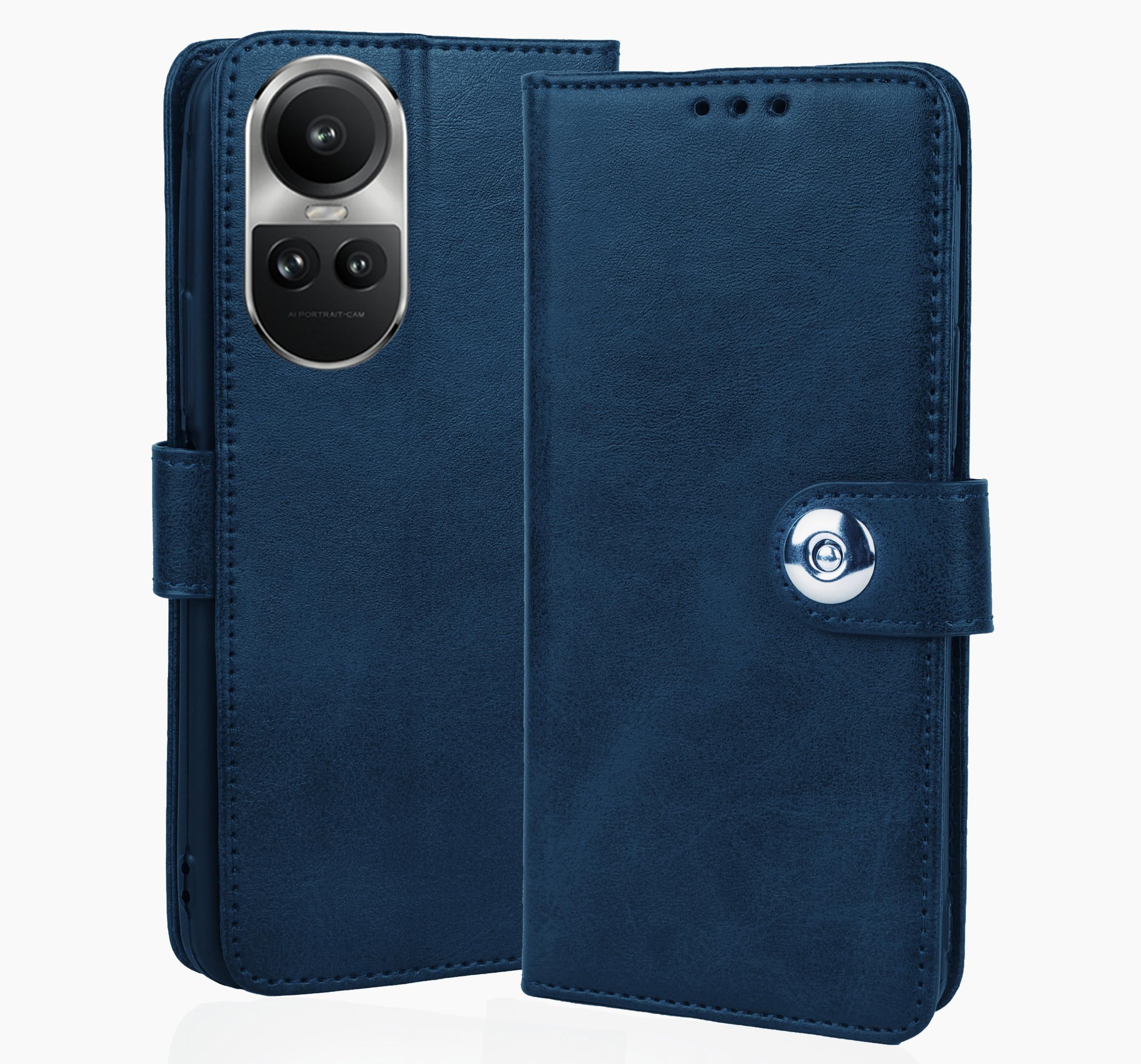 SHINESTAR Oppo Reno 10 / Reno 10 Pro 5G Flip Back Cover | PU Leather ...