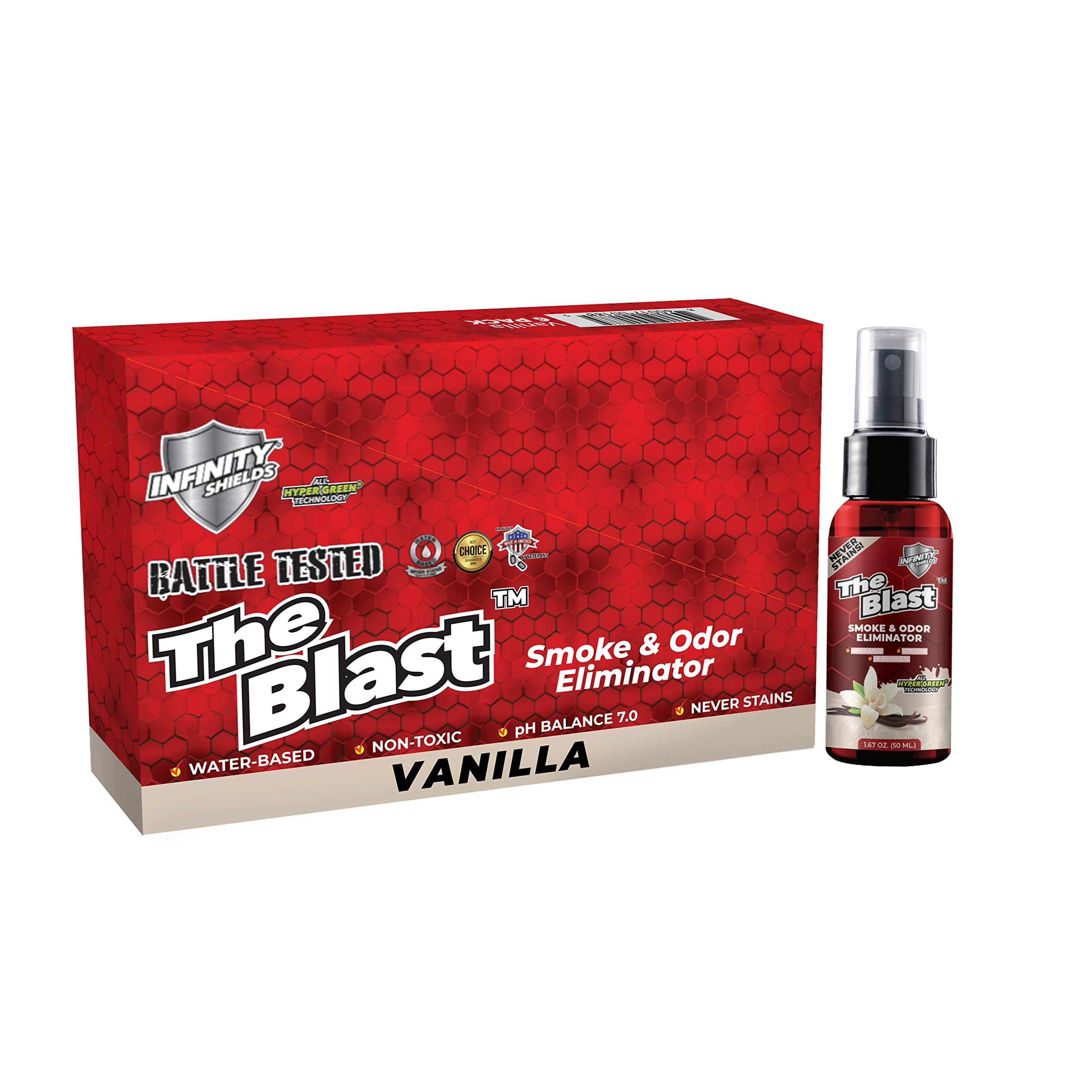 Amazon.com: The Blast Smoke Odor Eliminator Spray - Car Air Spray For ...