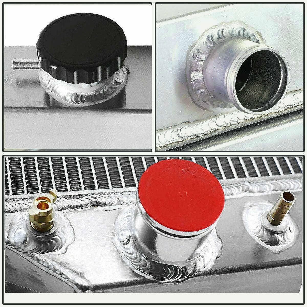 Snapklik.com : CU433 4 Row Aluminum Radiator For 1966-1979 Ford F100 ...