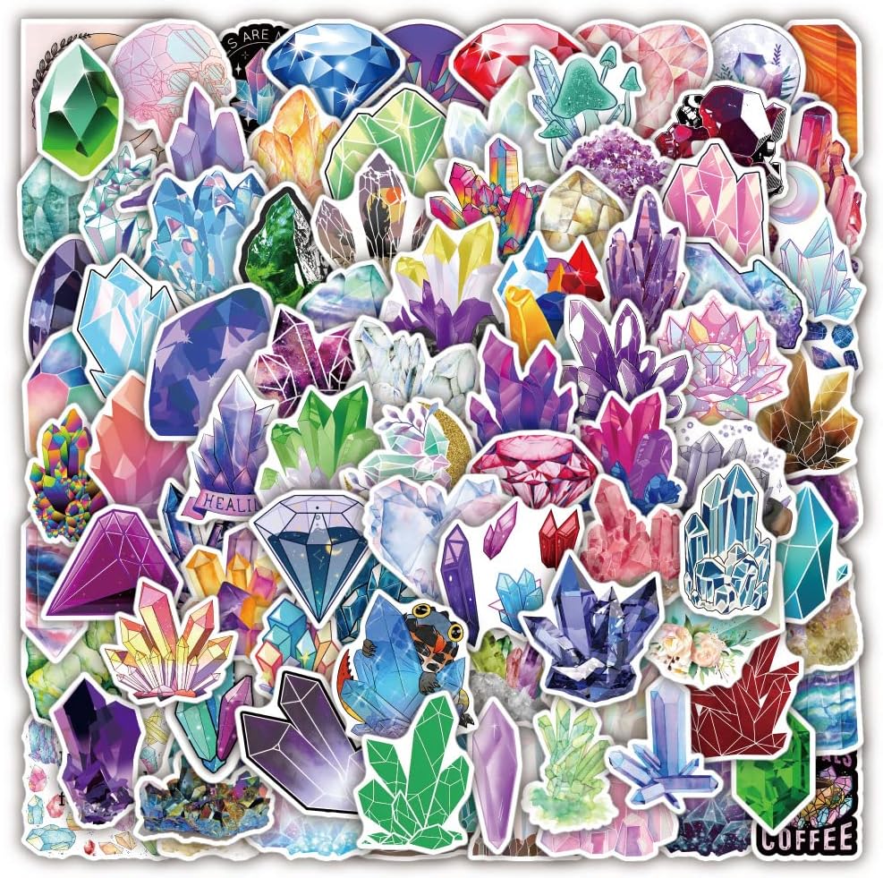 100PCS Crystal Stickers,Gift for Children Teens Adults Kids,Waterproof ...