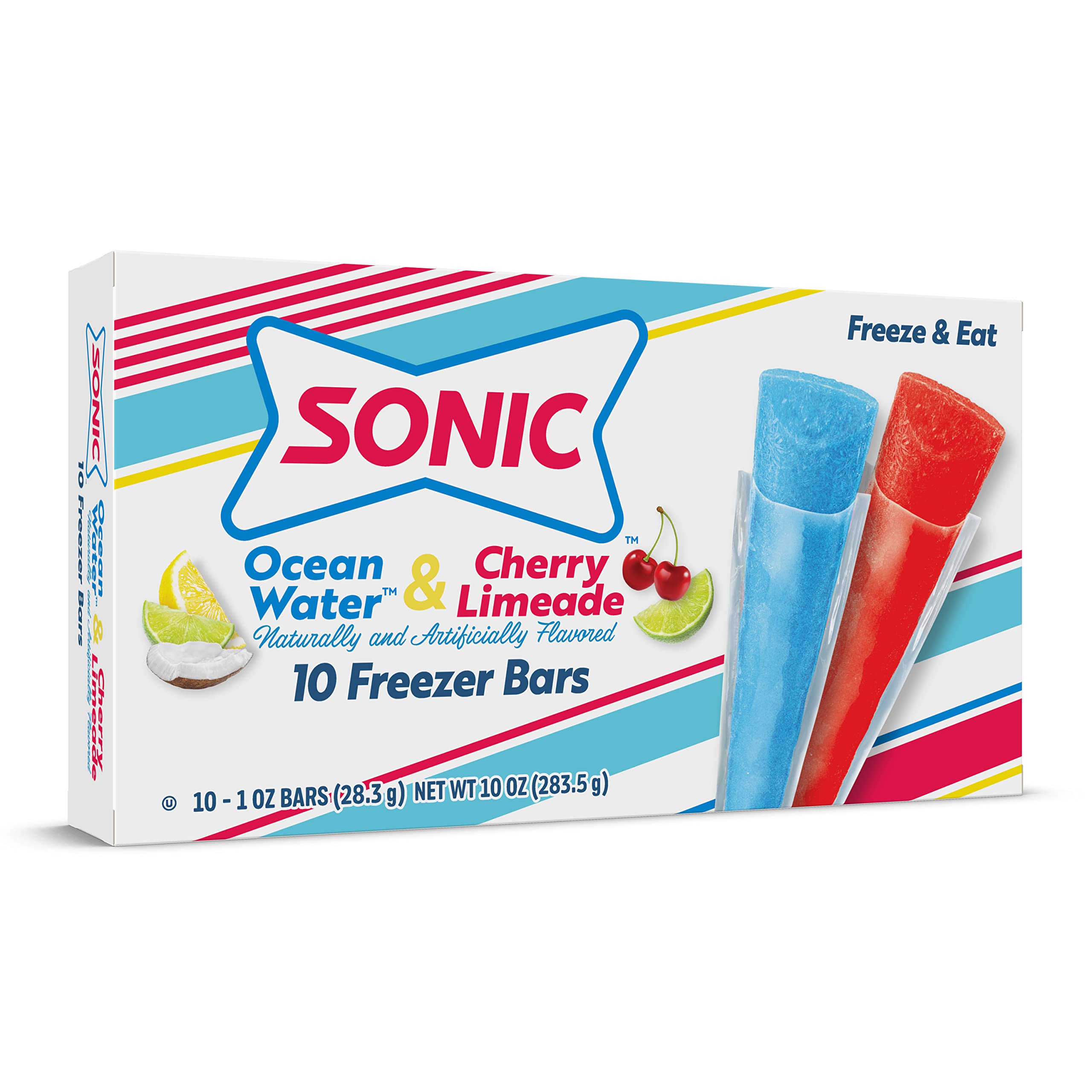 Amazon.com: Sonic Freezer Bars (Cherry Limeade,Ocean Water, 1 oz.)