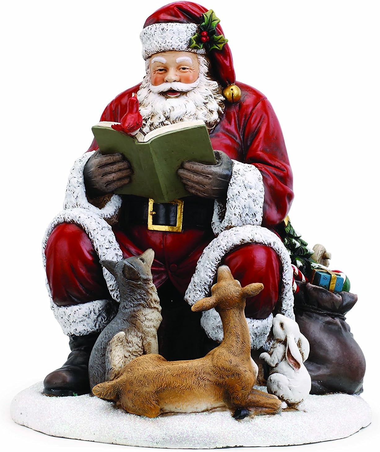 Amazon.com: Touch of Class Winters Elegance Santa Sleigh Accent Table ...