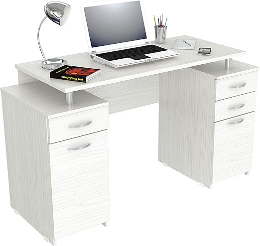 Amazon.com: Inval Computer Desk, Washed Oak
