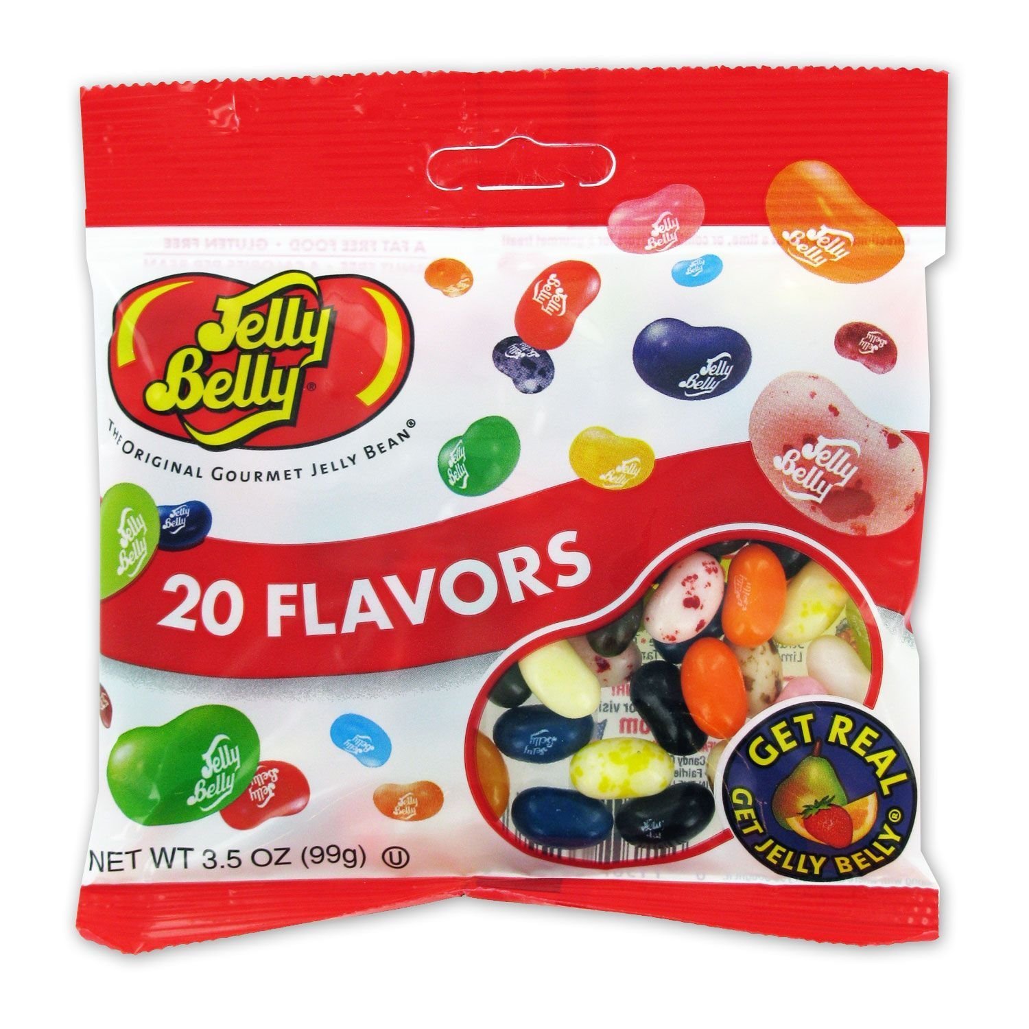 Amazon.com : Jelly Belly Jelly Beans, 20 Flavors, 3.5-oz, 12 Pack ...