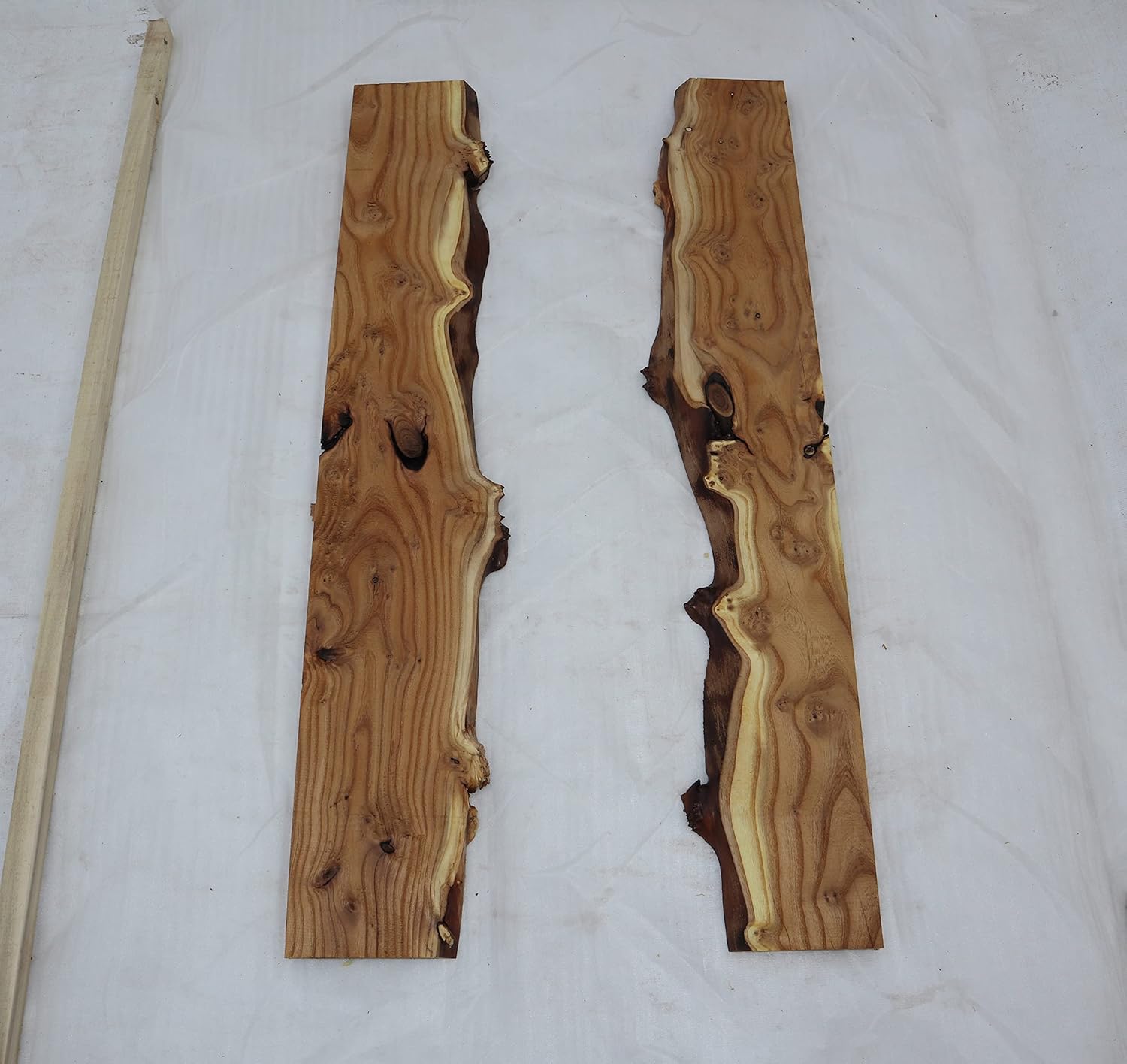 Amazon.com: Live Edge Russian Olive with BURL Wood Semi-Processed Slabs ...