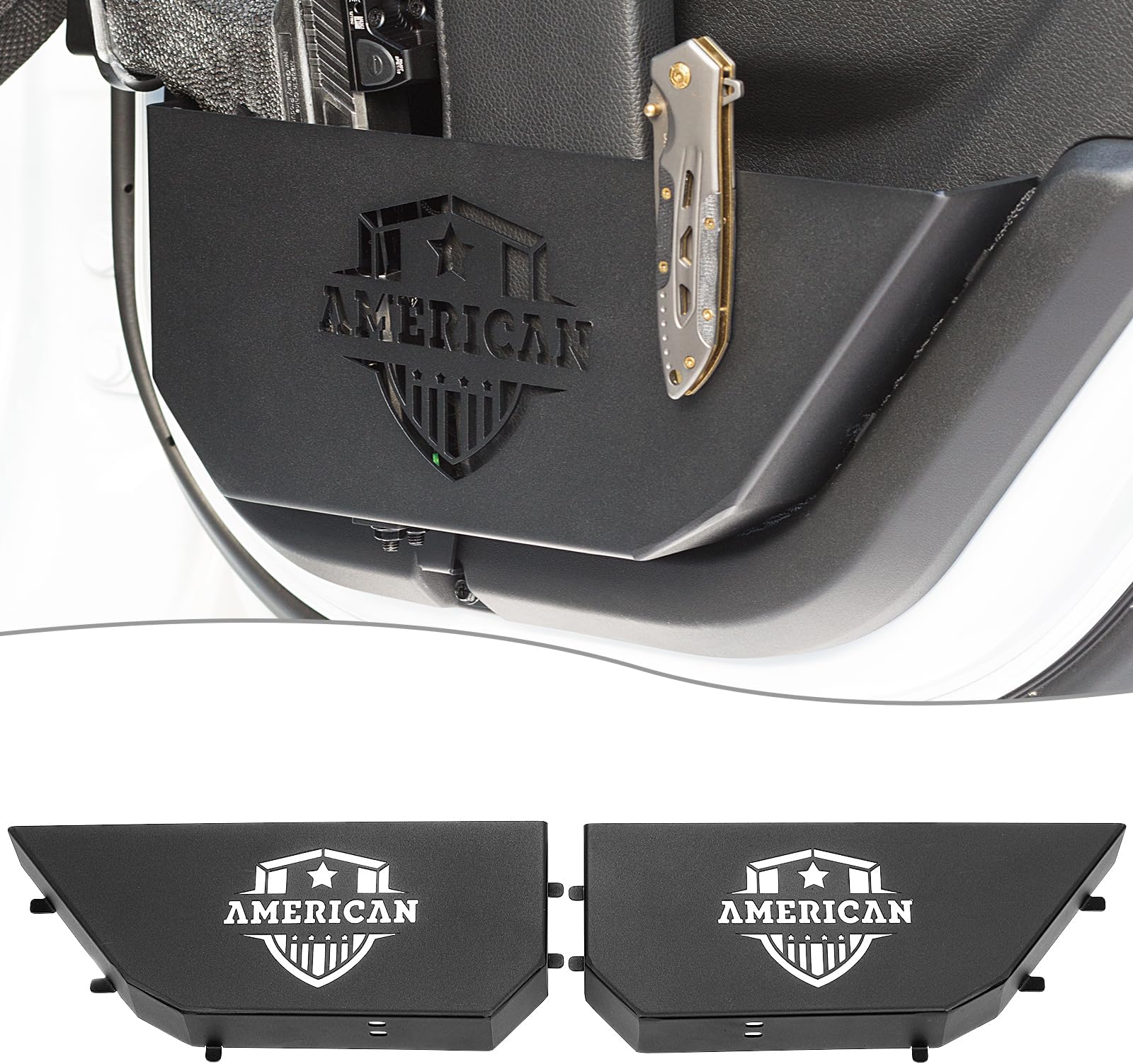 Amazon.com: Piclafe Metal Rear Door Storage Pockets, Door Side Insert ...