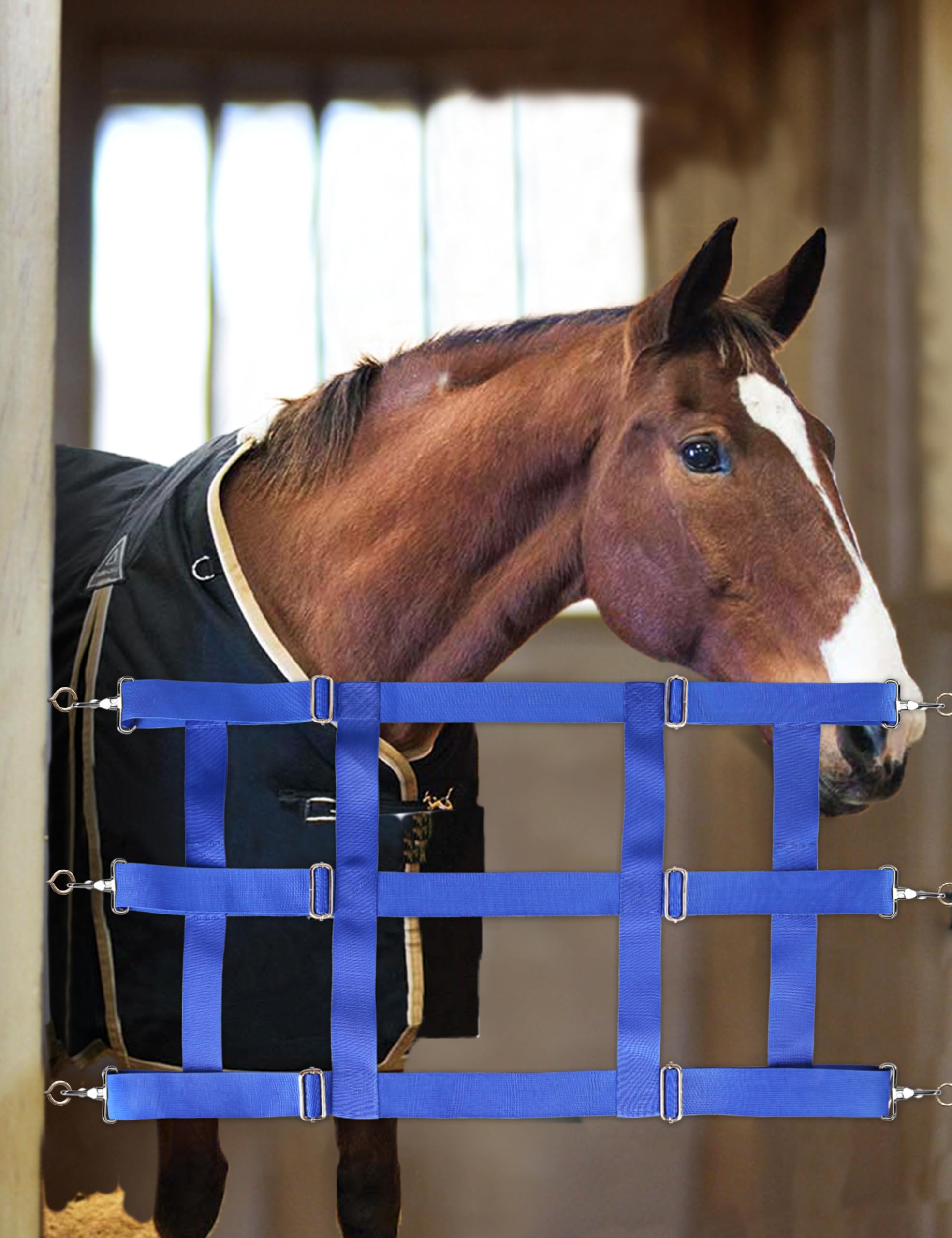 Horse Stall Safety Guard Adjustable Poly Stall Guard For Horses - 3 ...