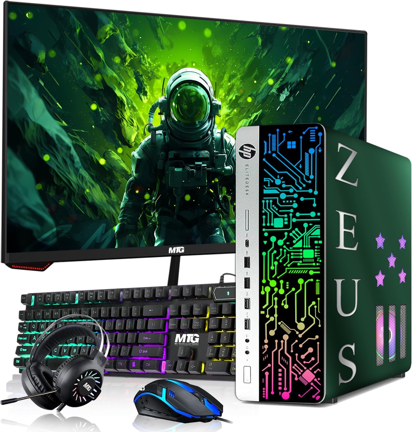 Amazon.com: HP G3 Desktop RGB Computer PC Intel Core i5 Processor 16GB ...
