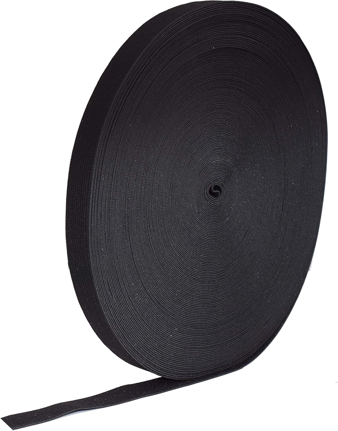 Amazon.com: Mandala Crafts Wide 1/2 Inch Black Elastic Bands Spool for ...