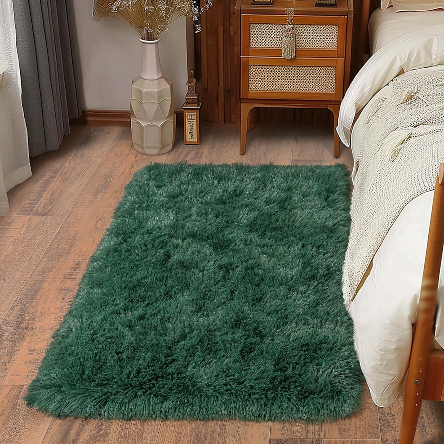 Amazon.com: Ailyei Soft Runner Rugs for Bedroom Hallways, 2x3 1-Green ...