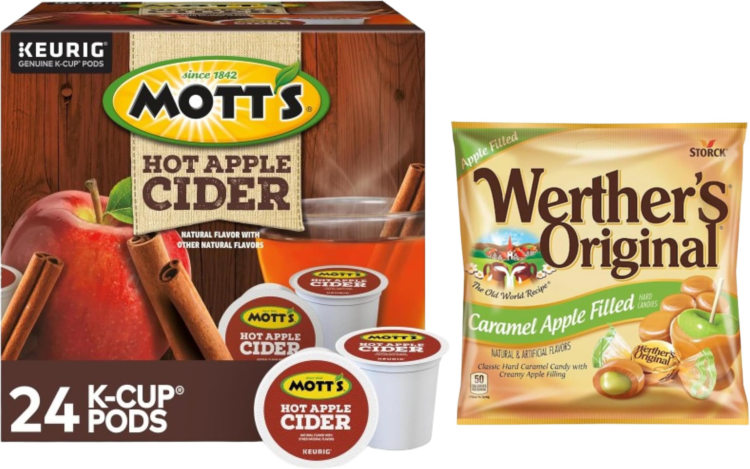 Amazon.com : Bumpazie Mott's Hot Apple Cider K Cups, 24 count, Keurig K ...