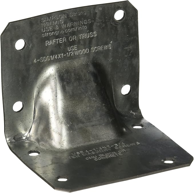 Amazon.com: Simpson Strong-Tie HGAM10KTA HGAM Hurricane Gusset Angle ...