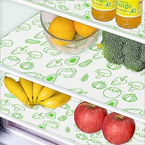 Amazon.com - Non-Slip Refrigerator Liners, Strong Absorbent Fridge Bin ...