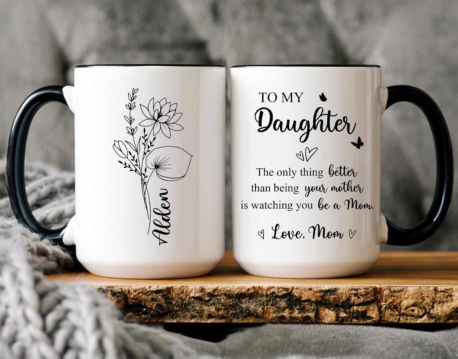 Amazon.com | To My Daughter Mug The Only Thing Better Than Being Your ...