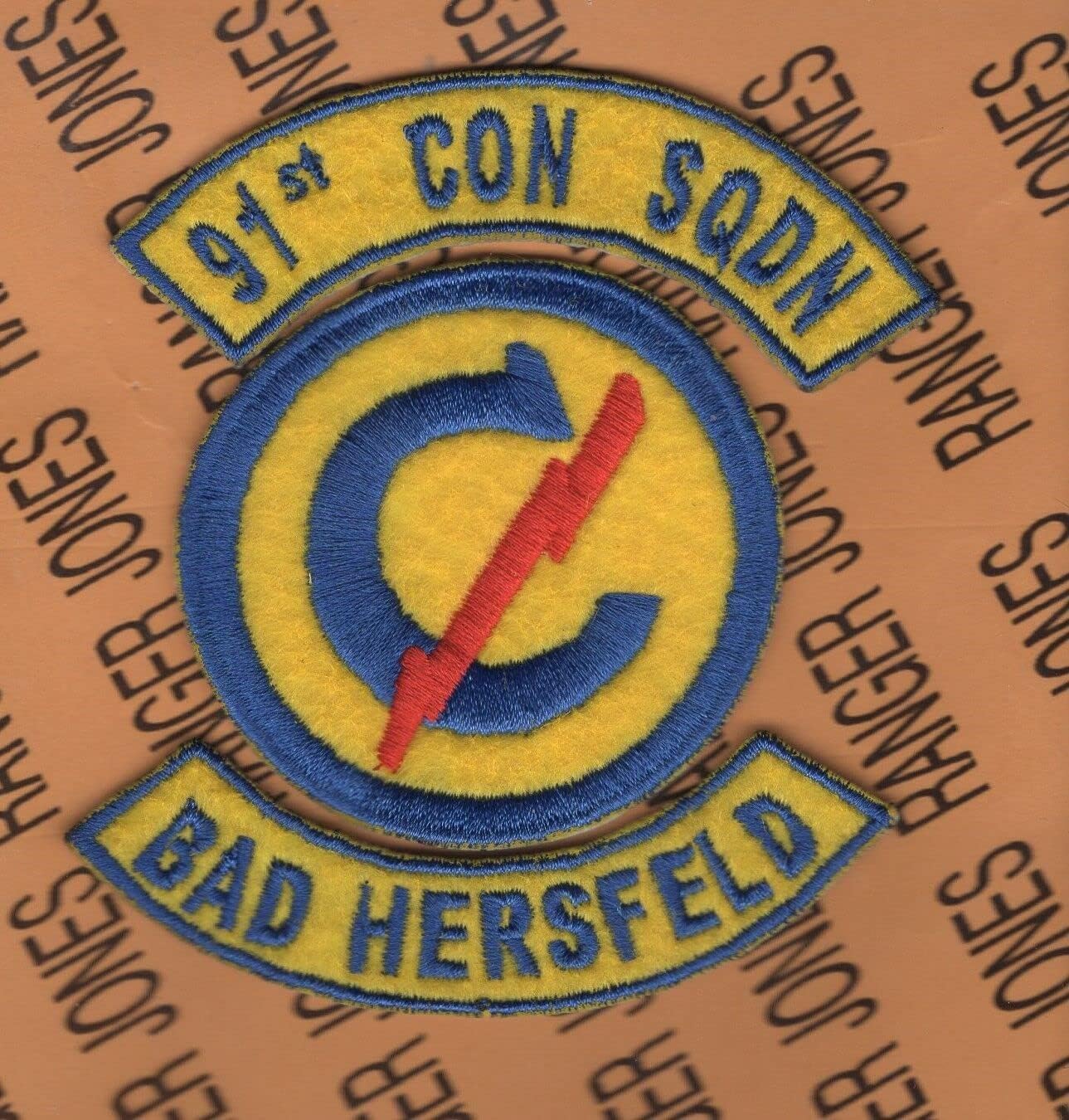 Amazon.com: USA Army 91st Constabulary Squadron Bad HERSFELD Patch tab ...