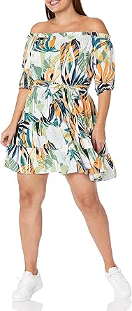 City Chic Women's Apparel Women's Plus Size Dress Summer PRT at Amazon ...