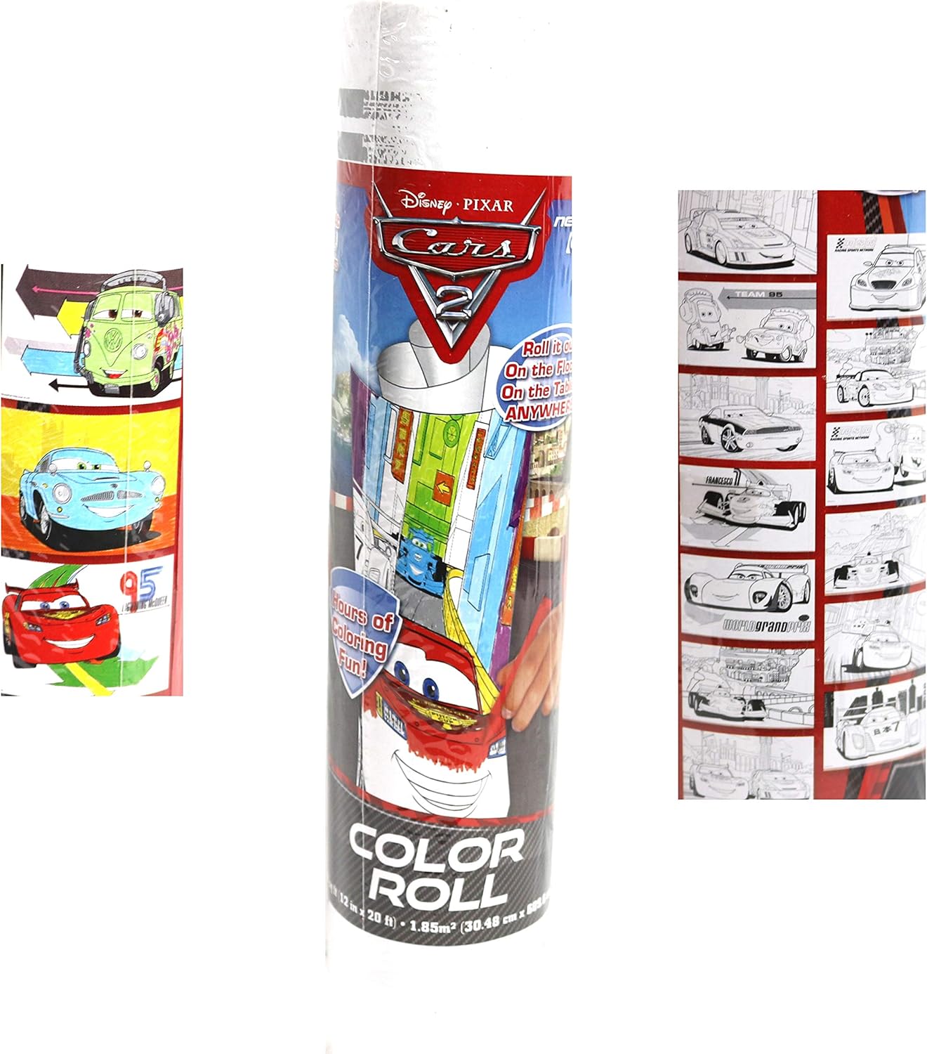 Amazon.com: Disney Pixar Cars 2 Color Roll by Cars 2 : Toys & Games