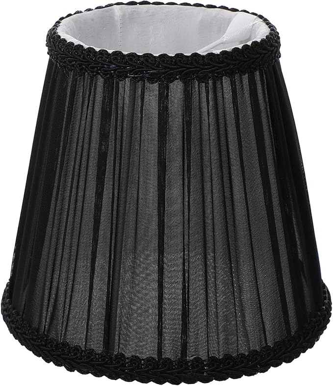 Lurrose Lamp Shades Cloth Lamp Shade Covers, Clip On Bulb Lamp Shade ...