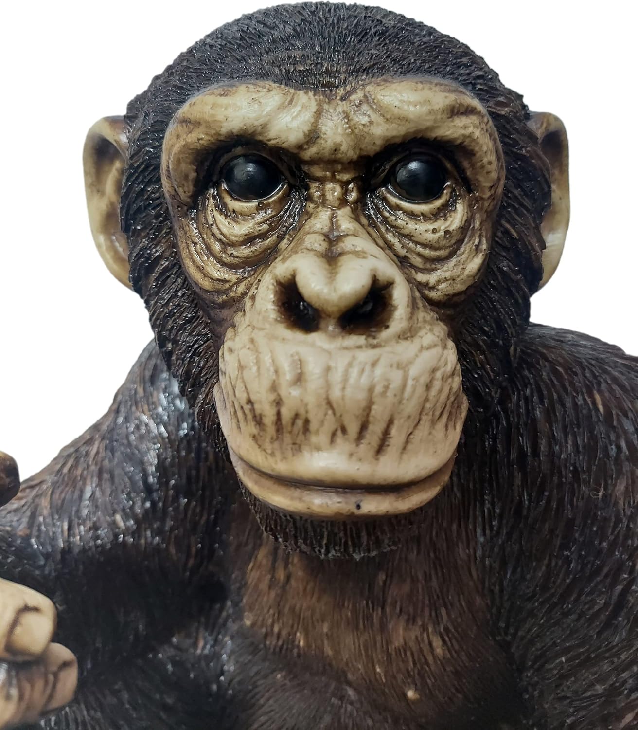 DROPCUYUZbiz Figura de mono grande sentado escultura decorativa de ...