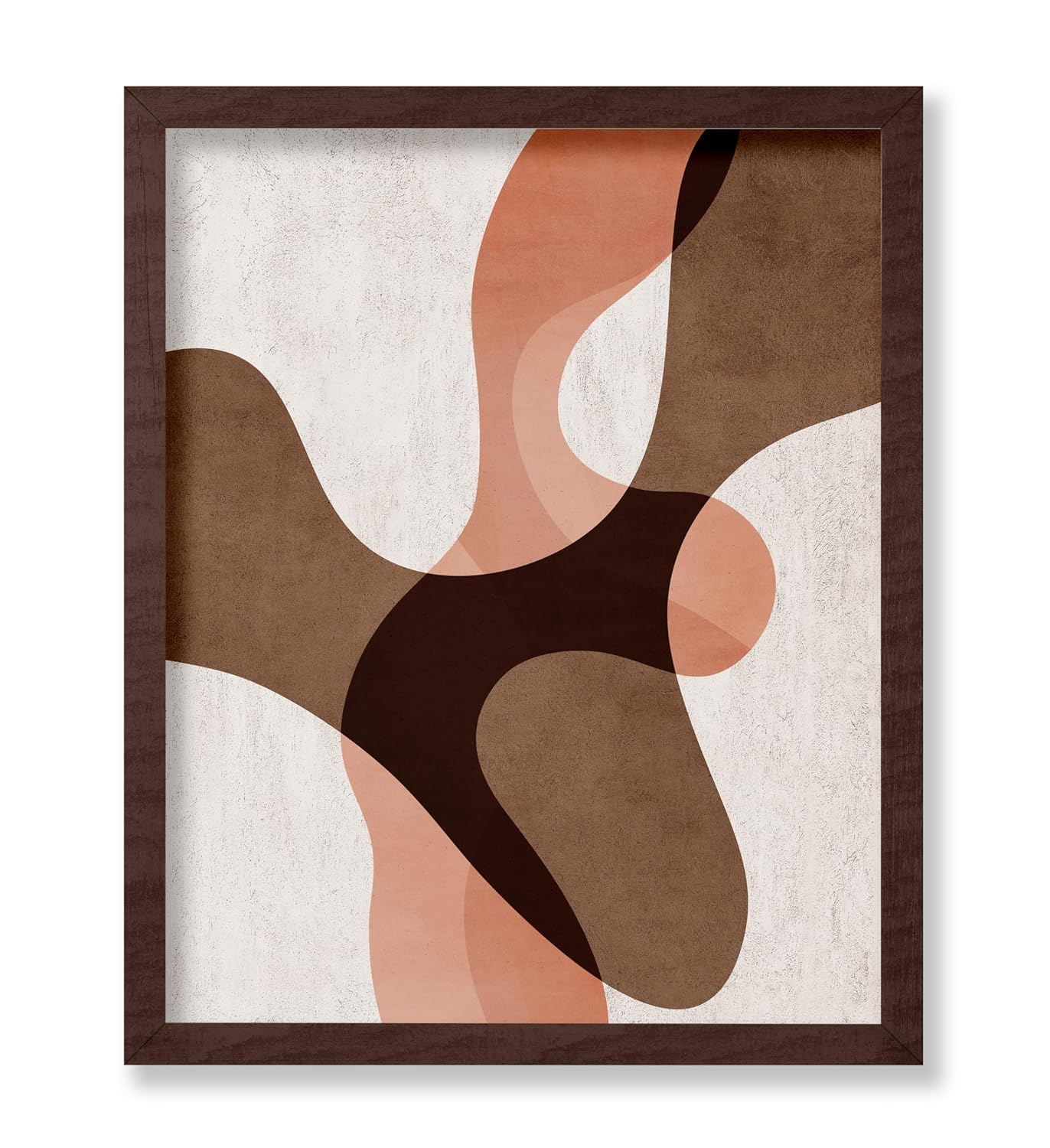Amazon.com: Monem Art Overlapping Shapes Poster - Geometric Print ...