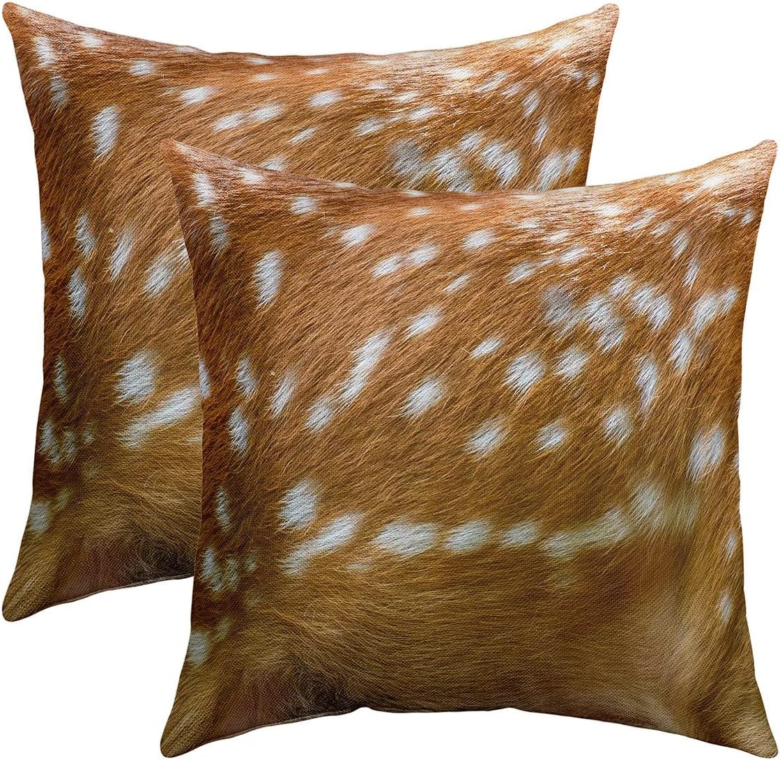 Amazon.com: Erosebridal Set of 2 Spotted Deer (Not Real Deer Skin just ...