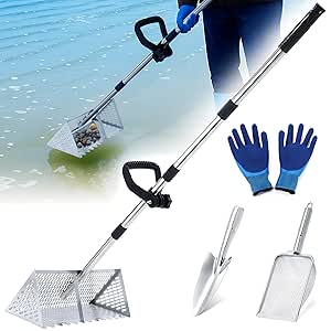 Amazon.com : Sand flea rake for Beach Shark Tooth Sifter for The Beach ...