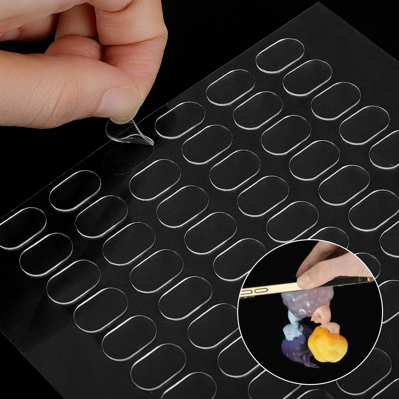 Amazon.com: 480pcs Museum Putty Clear Removable,Double Sided Sticky ...