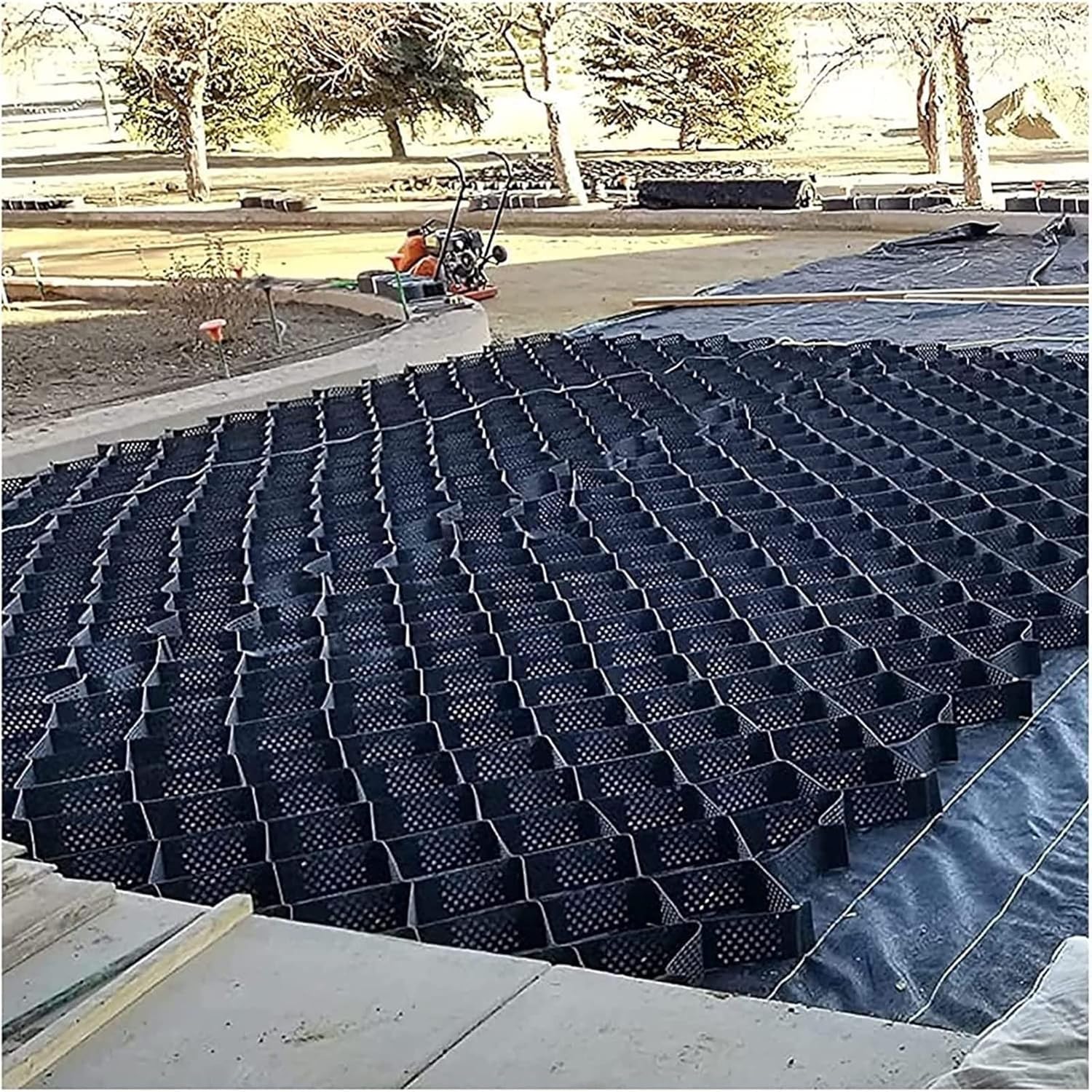 Walkway Driveway Gravel Stabilizer Geogrid Heavy Barbados | Ubuy