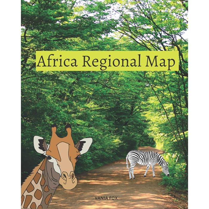 Buy Africa Regional Map: Useful Africa Map Black – Africa Map Study ...