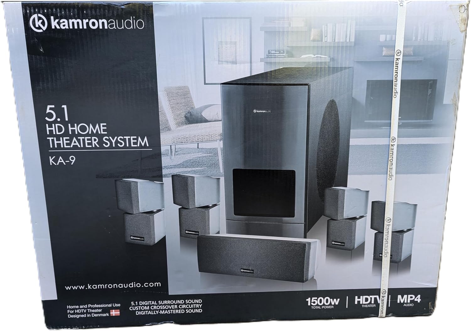 Amazon.com: Kamron Audio KA-9 5.1 HD Home Theater System - 1,500W Total ...