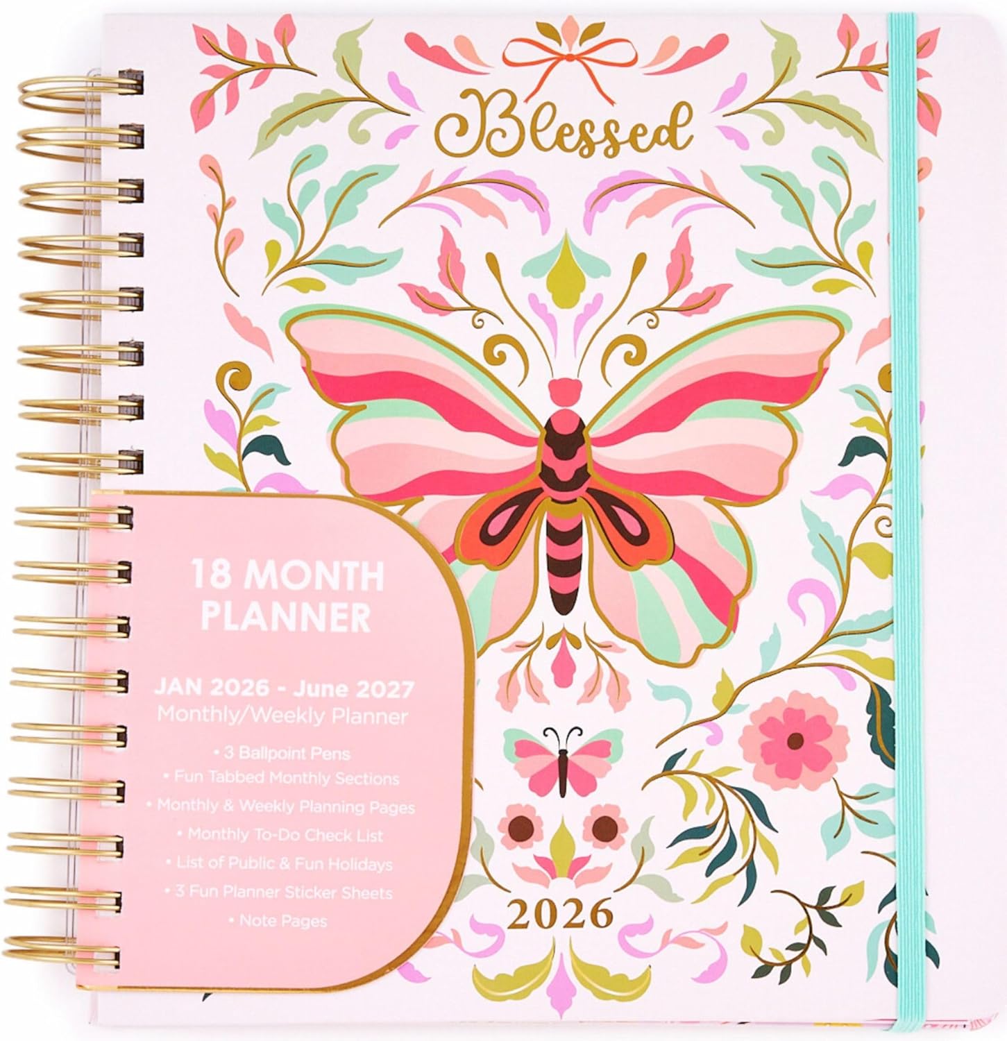 Amazon.com : Votum 18 Month Hard Cover Planners/Calendars 10" x 10 ...