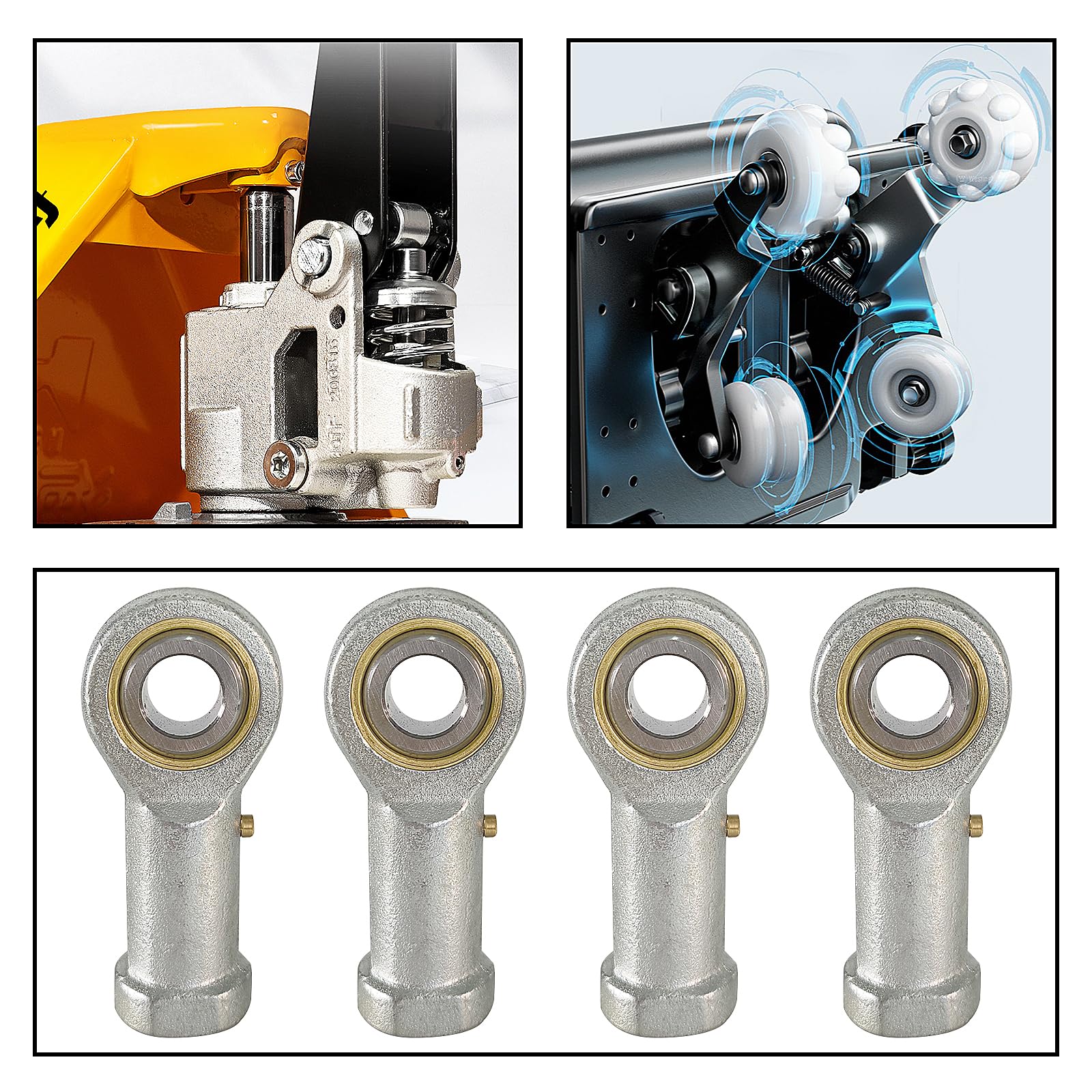 Snapklik.com : PHSB8 Female Rod End Bearing 1/2 Inch Bore And 1/2-20 ...
