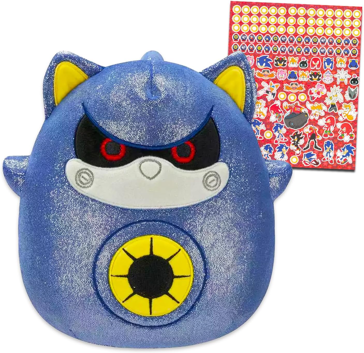 Amazon.com: Squishmallow Official Sonic the Hedgehog Plush Toy - Bundle ...
