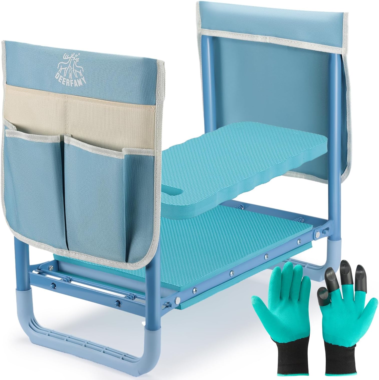 Amazon.com: Jardineer Garden Kneeler and Seat Heavy Duty - Upgraded ...