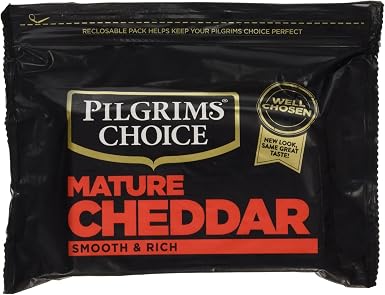 Pilgrim's Choice Mature Cheddar, 350g : Amazon.co.uk: Grocery