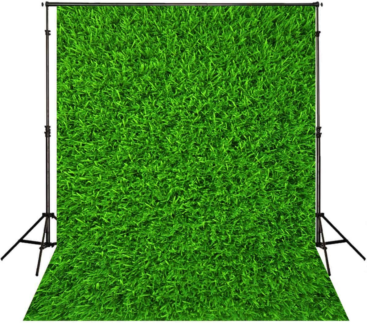 Amazon.com : Fanghui 9x6FT Vinyl Natural Green Leaves Grass Picture ...