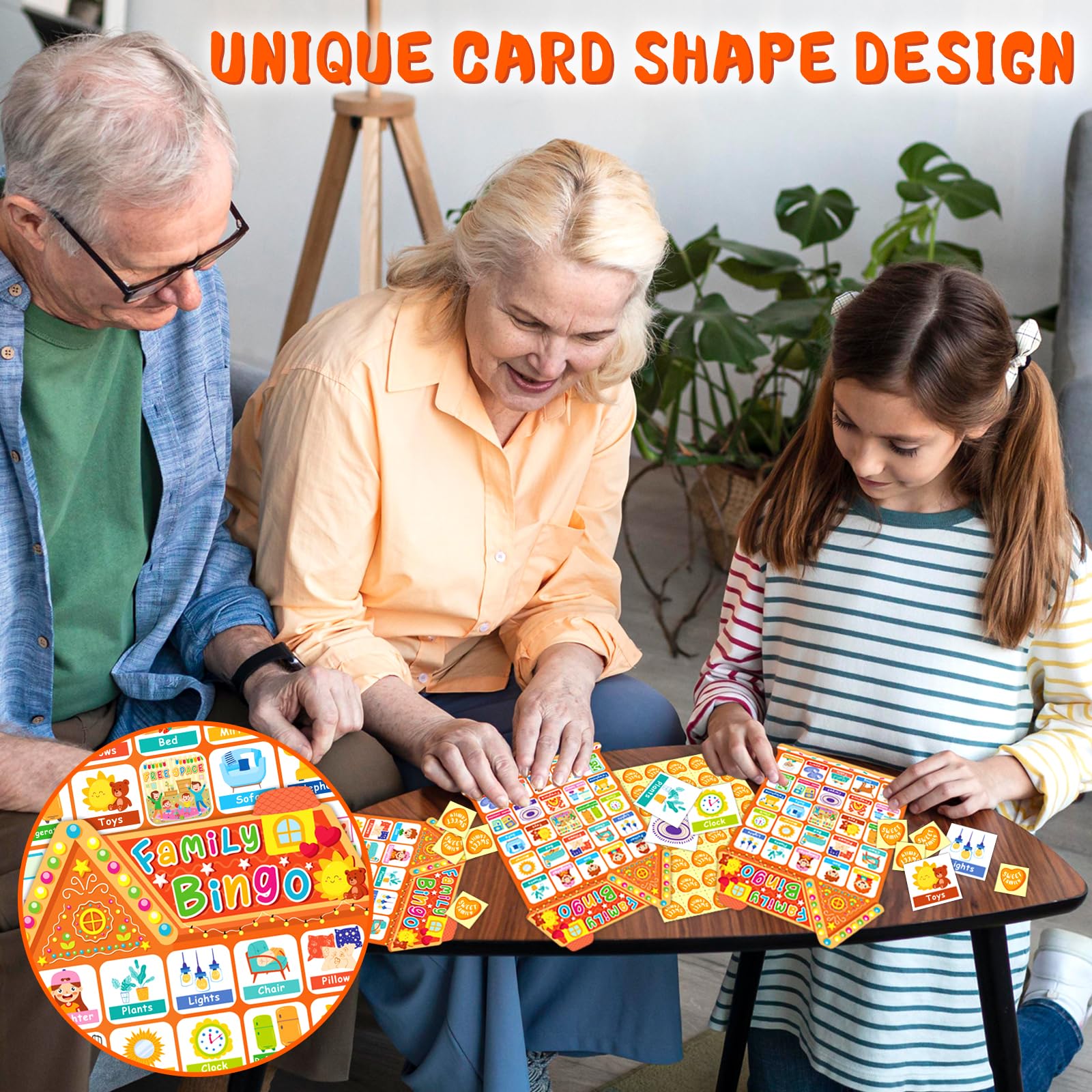 Snapklik.com : YTSQLER Family Bingo Game 24 Players Home Bingo Games ...