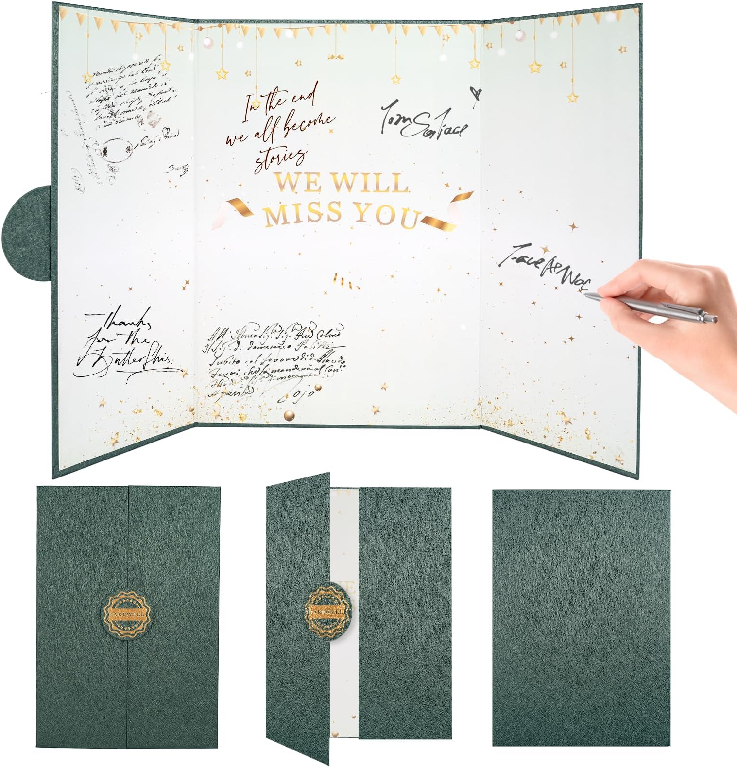 Amazon.com: Holkcog Retirement Decorations Watercolor Leaf Retirement ...