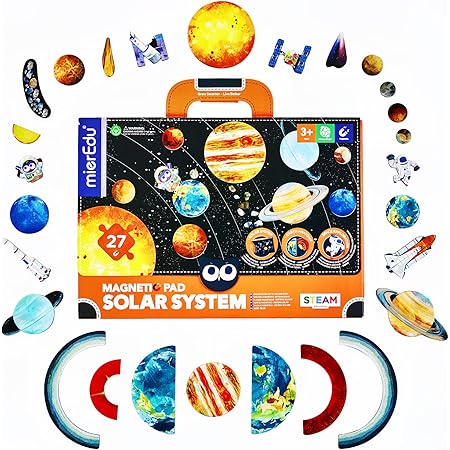 Amazon.com: Learning Resources Giant Magnetic Solar System, Whiteboard ...