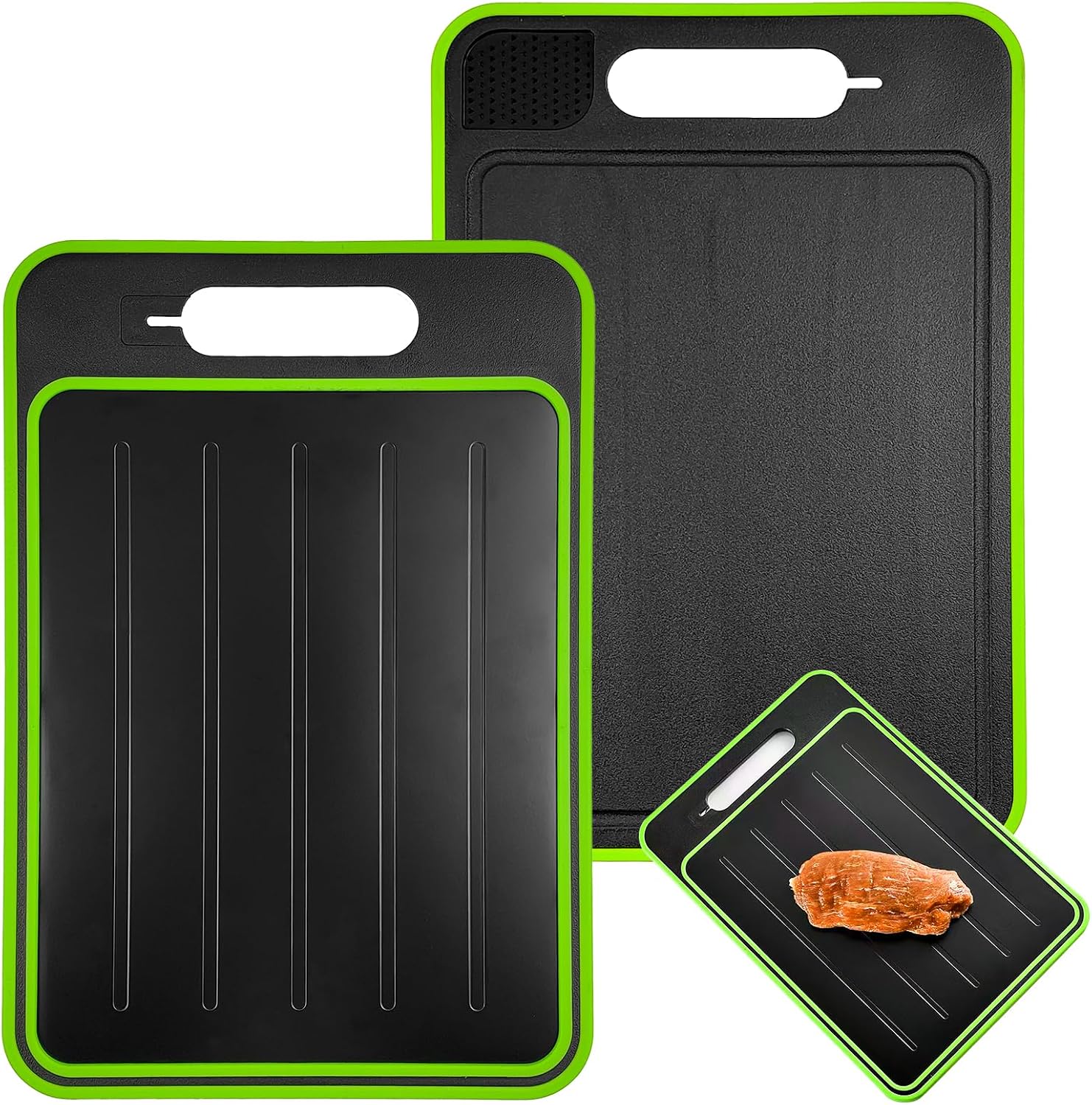 21x 31.1cm Melt Defrosting Board, Double Sided Defrosting Tray, Rapid ...